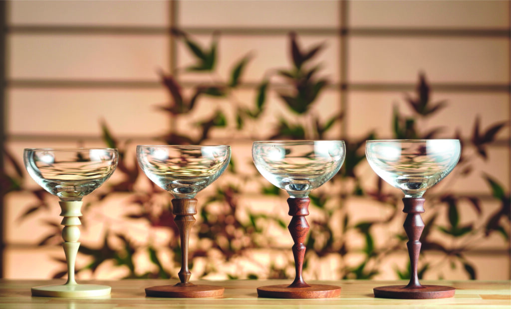 MOKU glass 」木と硝子の器